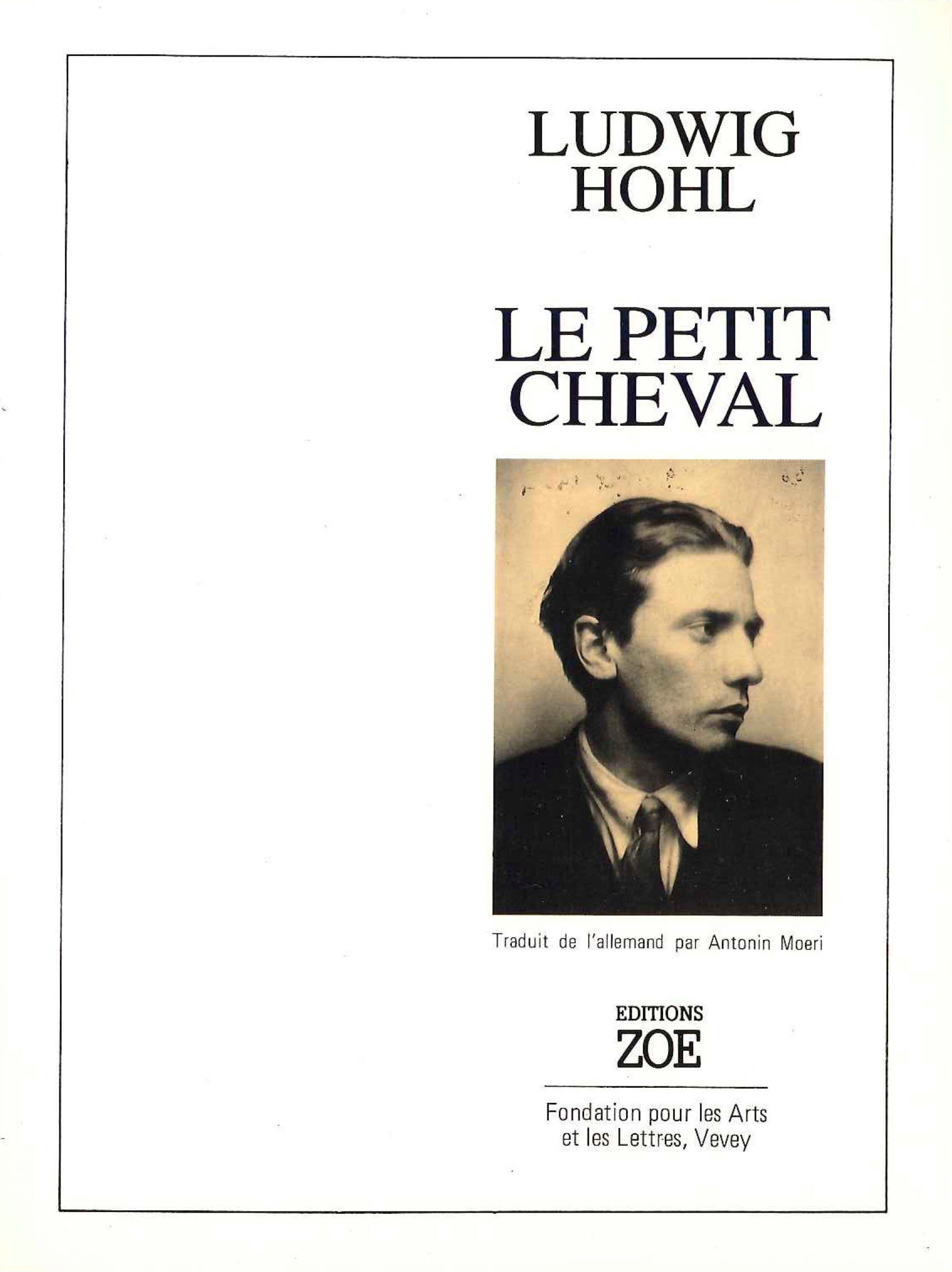 Le Petit Cheval, et autres nouvelles - Éditions ZOE